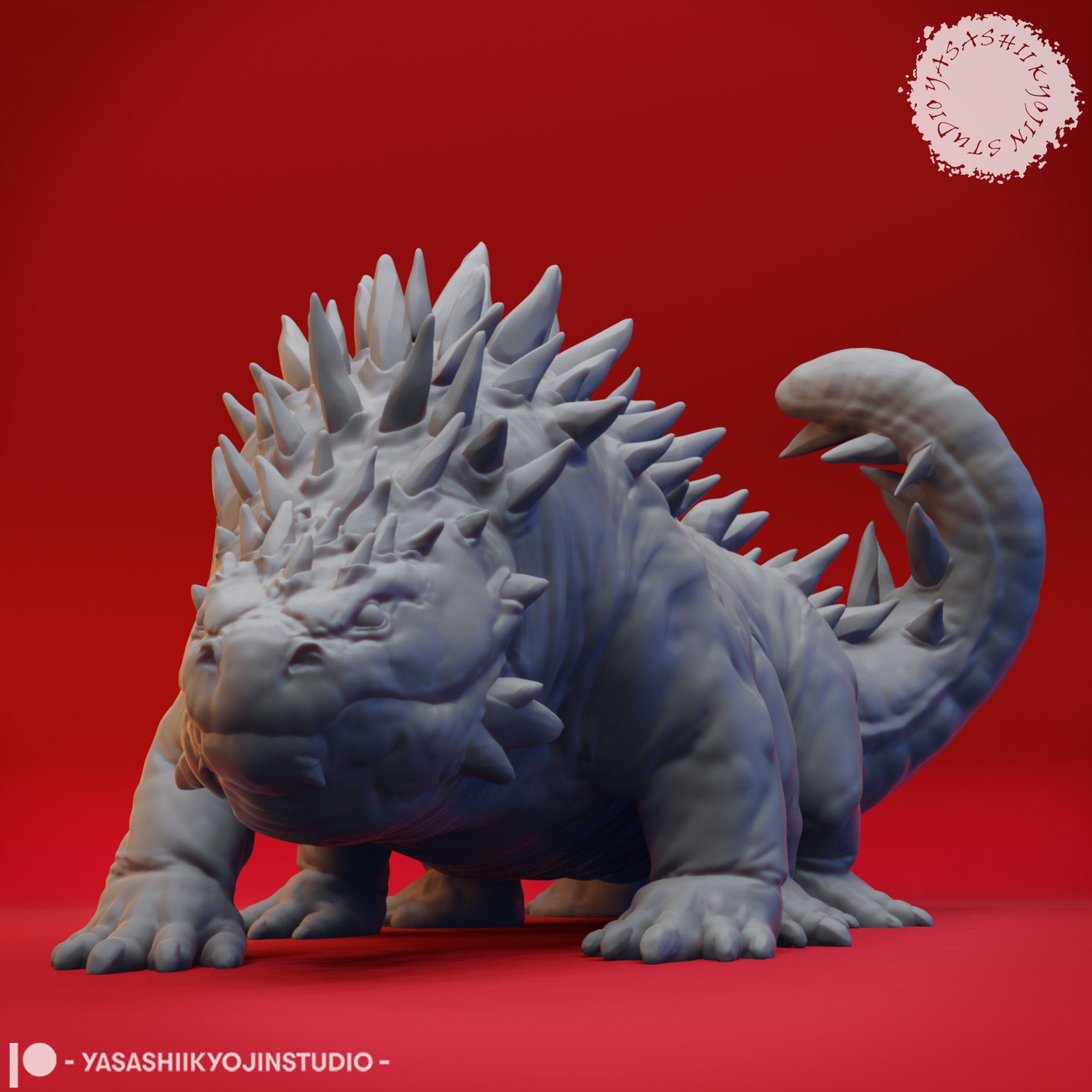 Basilisk Miniature (Stone-Gaze Beast) - Roll 4 Shenanigans